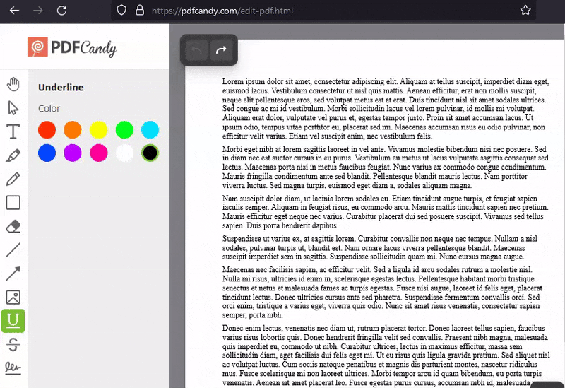How To Underline Text In Pdf 3 Methods In 2025 Pdf Candy